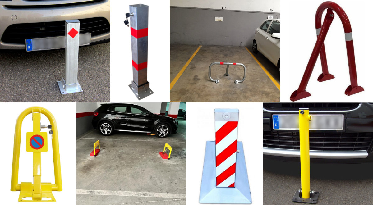 Barreras guarda plazas de parking - Mis Cerrajeros Madrid